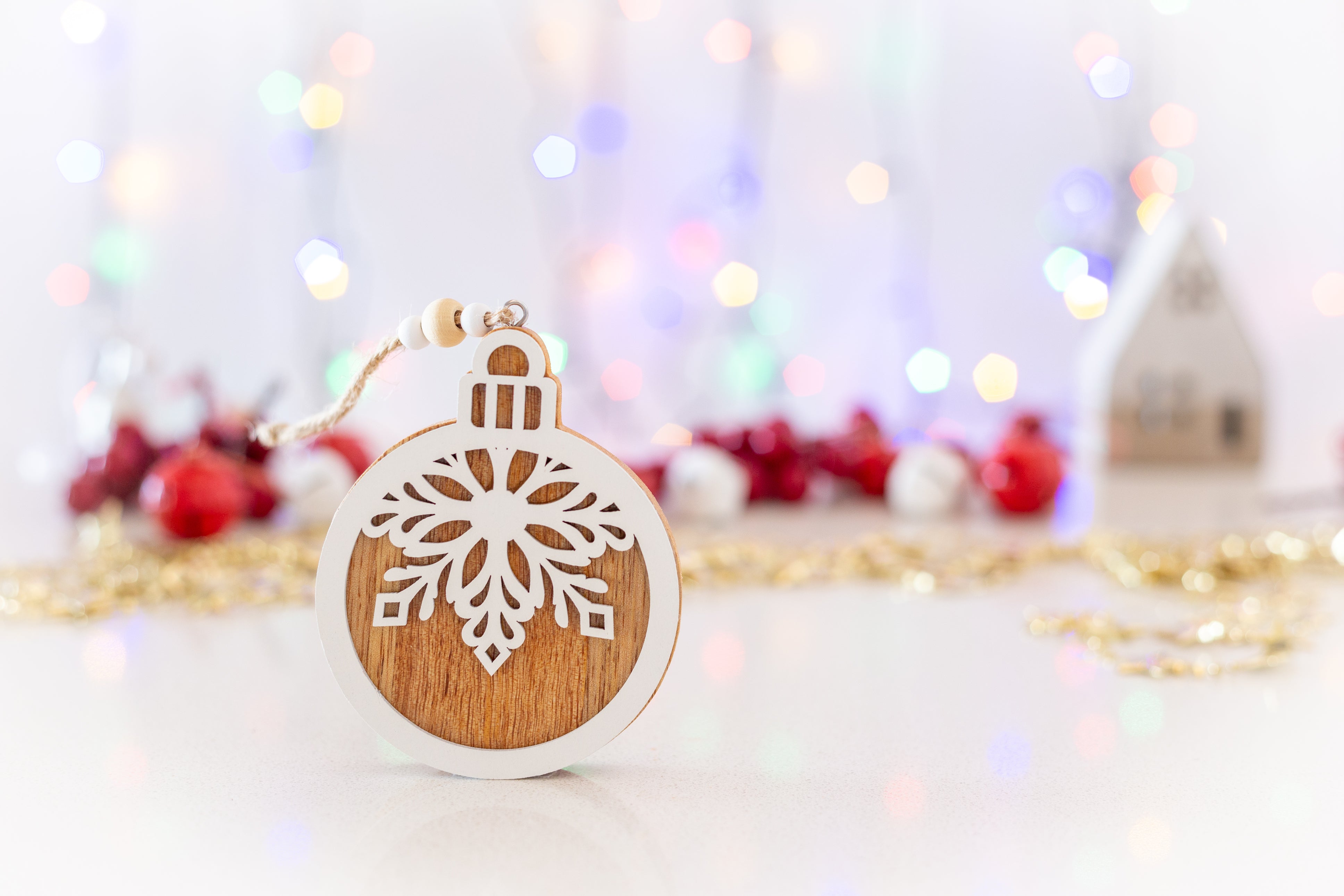 Snowflake Hanger - Bauble - Hope – Cotton and Clay
